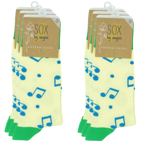 Music Note Socks – aaasocksanduggs.com.au